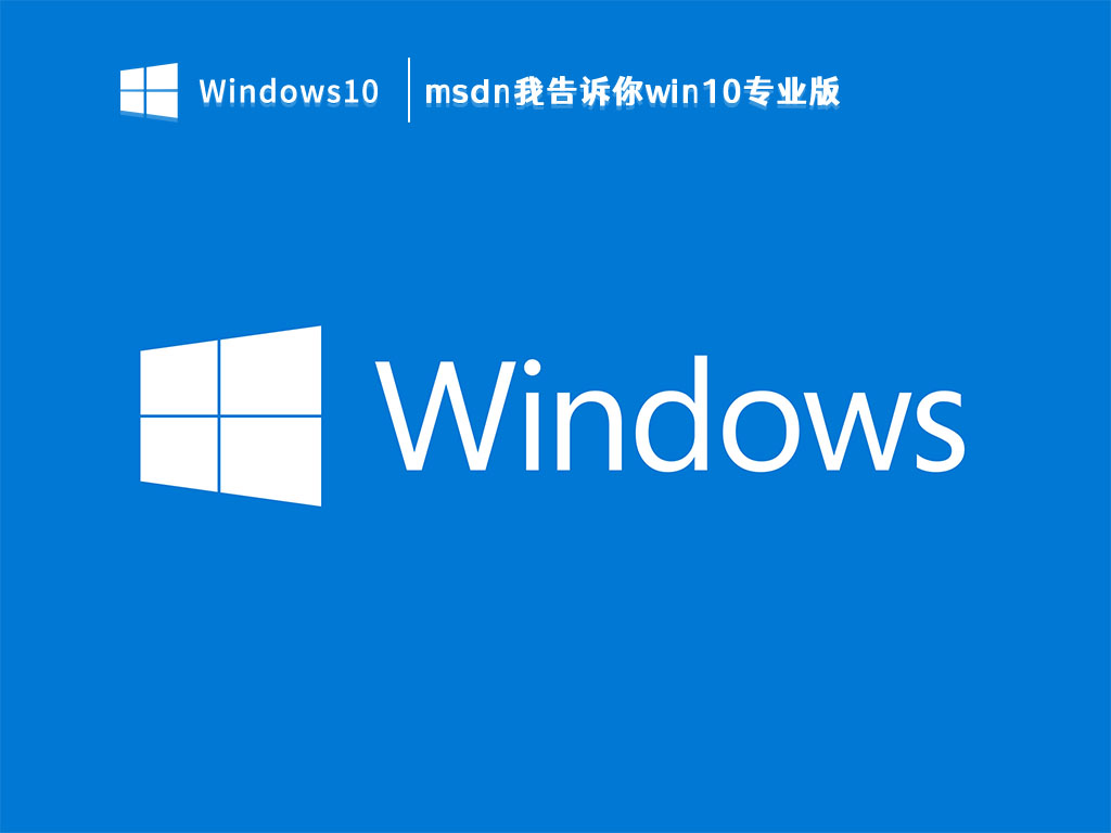 msdn我告诉你win10下载_msdn我告诉你win10专业版V2023-纯净之家