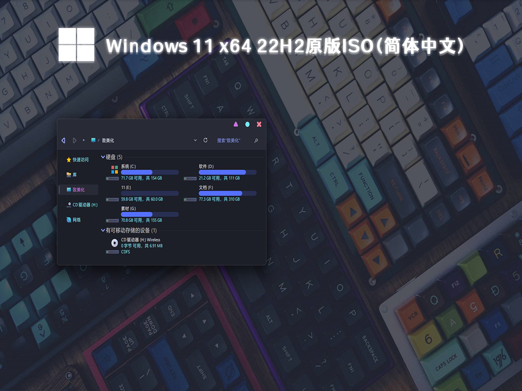 Windows 11原版镜像下载_Windows 11 22H2简体中文版ISO下载-纯净之家